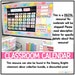Dreamy Brights Classroom Calendar Set Pocket Chart Trendy Bright ...