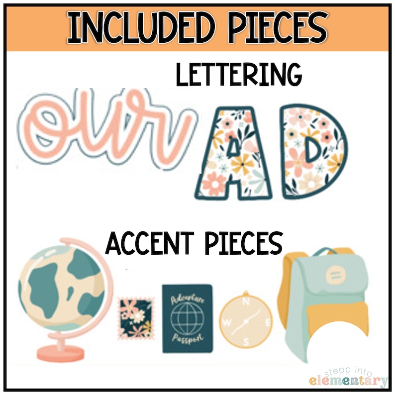 Floral Boho Bulletin Board Kit Back to School Bulletin Board - Etsy