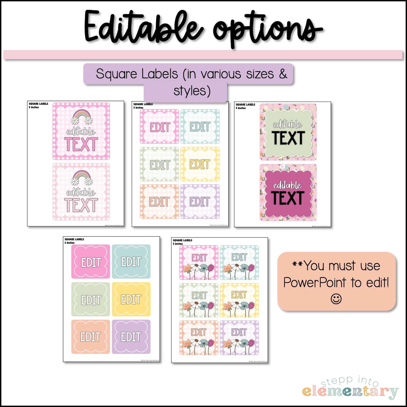 Wildflower Dreams Classroom Labels Set | Teacher Organization | Trendy ...