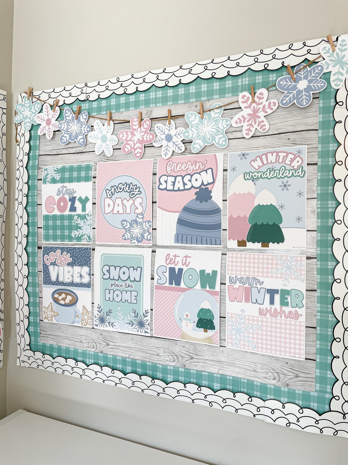 Winter Classroom Decor Posters Digital Posters Winter - Etsy