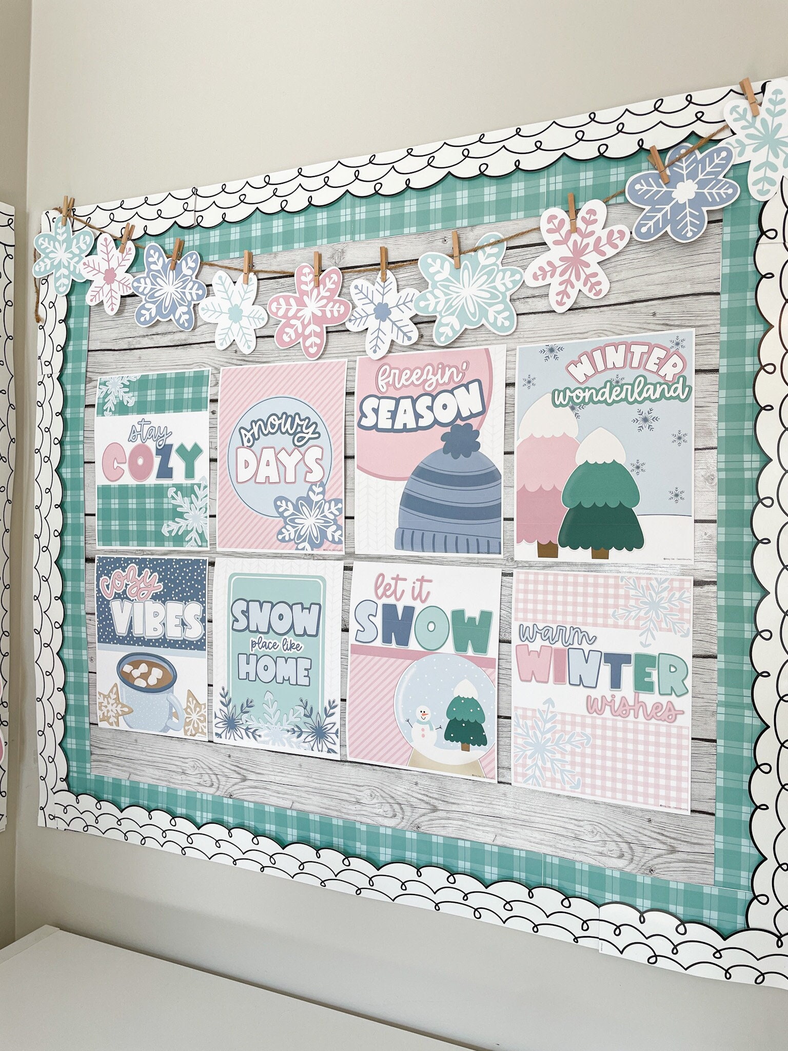 Winter Classroom Decor Posters Digital Posters Winter - Etsy