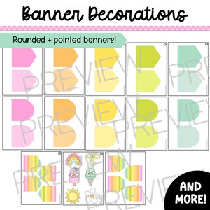 Cutesy Ice Cream Summer Bulletin Board Kit | Classroom Decor (digital ...