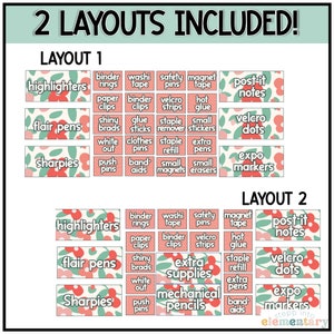 Modern School Style Teacher Toolbox Labels | Trendy + Modern Classroom ...