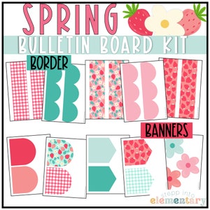 Spring Bulletin Board Kit | Spring Decor | April Edition | Spring ...