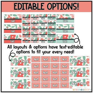 Modern School Style Teacher Toolbox Labels | Trendy + Modern Classroom ...