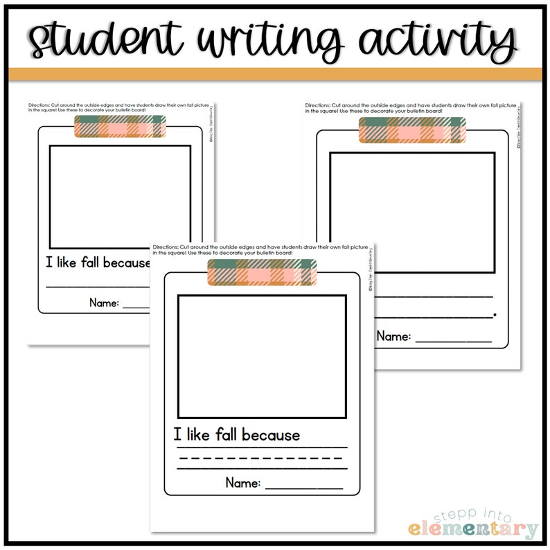 Fall Bulletin Board Kit | Autumn Bulletin Board | Fall Decor | Fall ...