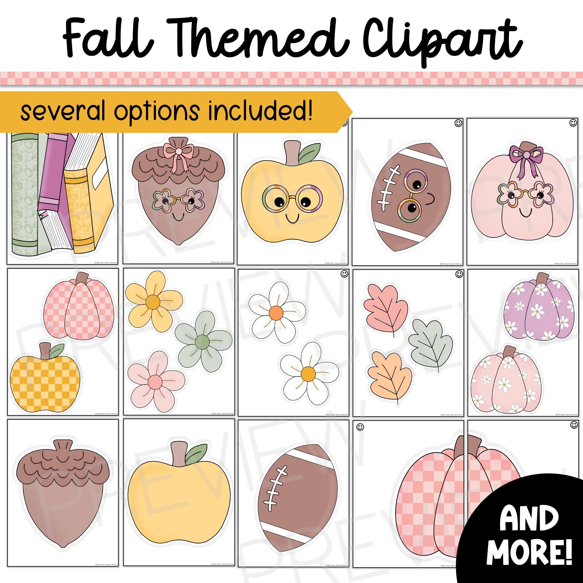 Cutesy Fall Bulletin Board Kit | Classroom Autumn Decor (digital ...