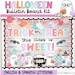 Cutesy Halloween Bulletin Board Kit | Classroom Decor (digital Download ...