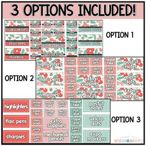 Modern School Style Teacher Toolbox Labels | Trendy + Modern Classroom ...