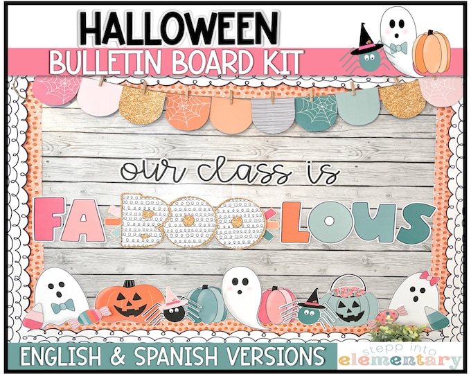 Halloween Bulletin Board or Door Decoration Ghosts - Etsy