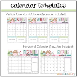 Christmas Classroom Newsletters | Trendy Christmas Newsletter Templates ...