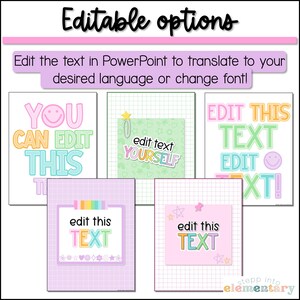 Bright Doodles Classroom Posters | Bulletin Board Decor (digital ...