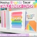 Dreamy Brights Classroom Calendar Set | Pocket Chart | Trendy + Bright ...