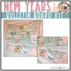 New Years Bulletin Board Kit 2024 Edition New Year - Etsy