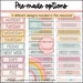 Pastel Doodles Rolling Cart Labels | Teacher Classroom Decor (digital ...