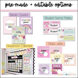 Wildflower Dreams Classroom Decor | Trendy + Modern Classroom Decor ...