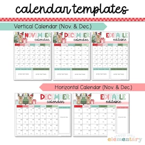 Christmas Classroom Newsletters | December Newsletter Templates ...