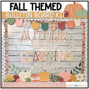 Fall Bulletin Board Kit | Autumn Bulletin Board | Fall Decor | Fall ...