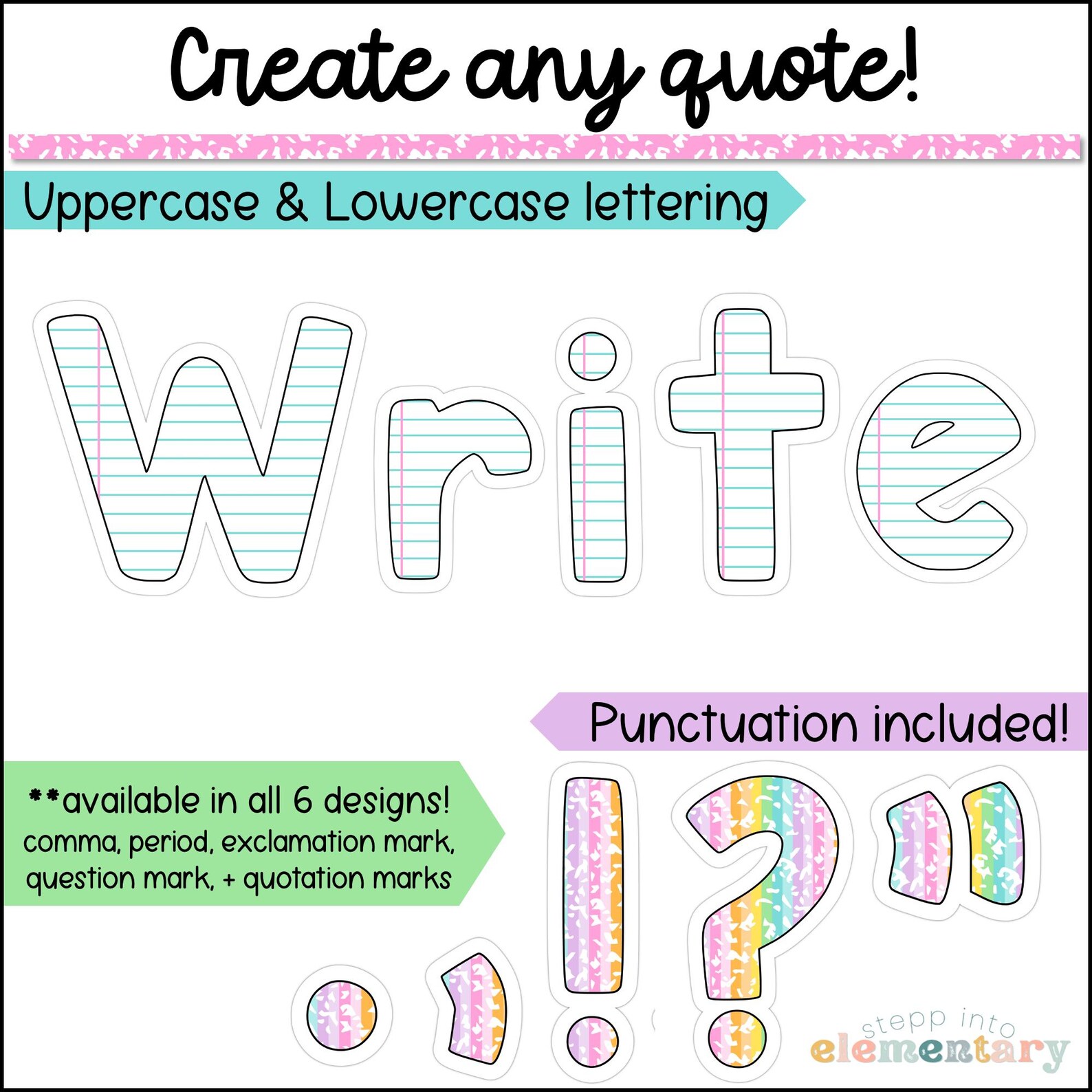 A-Z Bulletin Board Lettering | Back to School Decor | Bulletin Board ...