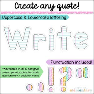 A-Z Bulletin Board Lettering | Back to School Decor | Bulletin Board ...