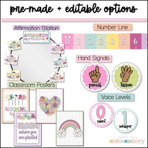 Wildflower Dreams Classroom Decor | Trendy + Modern Classroom Decor ...