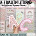 Wildflower Dreams Bulletin Board Letters | Classroom Decor (digital ...