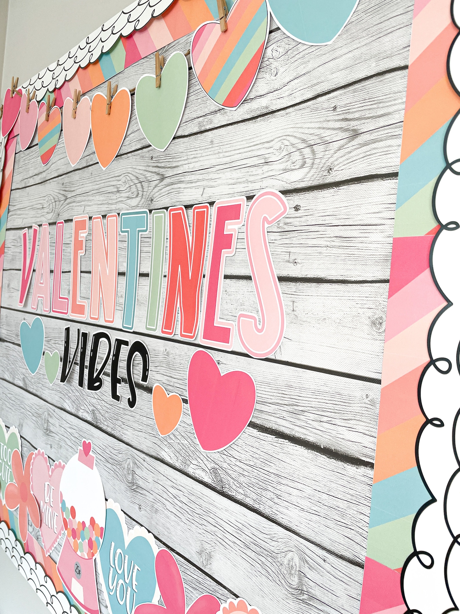 Valentines Bulletin Board Kit Valentine's Day - Etsy