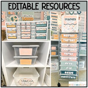 Floral Boho Classroom Decor | Boho-themed Classroom Decor 2,500+ Page ...