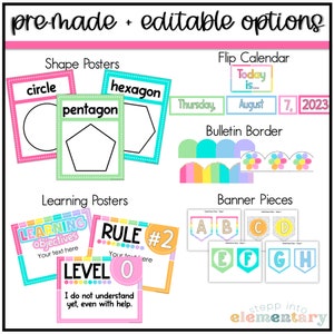 Dreamy Brights Classroom Decor | Trendy + Bright Classroom Decor 3,000 ...