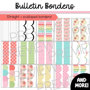 Spring Bulletin Board Kit | Cutesy Spring Decor | Bulletin Board Kit ...