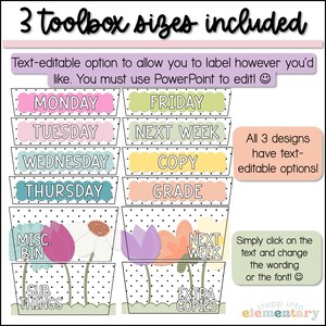 Wildflower Dreams Rolling Cart Labels | Teacher Cart | Classroom ...