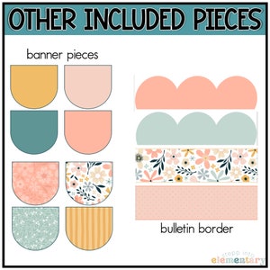 Floral Boho Bulletin Board Kit | Inspirational Classroom Posters | Boho ...