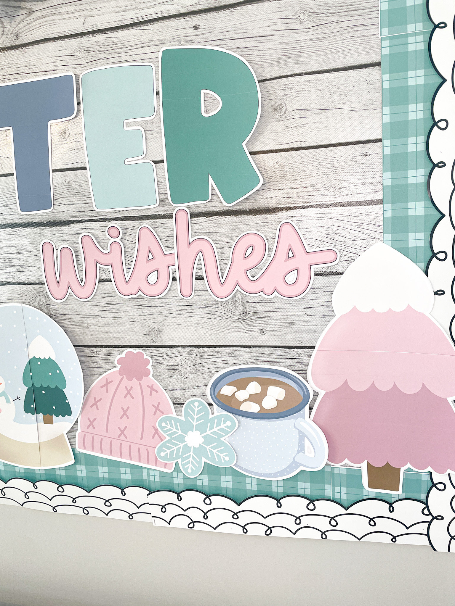 Winter Bulletin Board Kit | January Bulletin Board | Winter/holiday ...