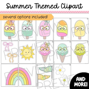 Cutesy Ice Cream Summer Bulletin Board Kit | Classroom Decor (digital ...