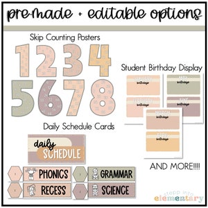 Vintage Boho Classroom Decor | Boho Themed Classroom Decor 2,000+ Page ...