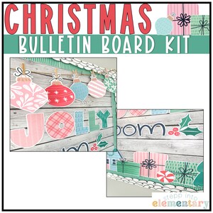 Christmas Bulletin Board Kit | December Bulletin Board | Christmas ...