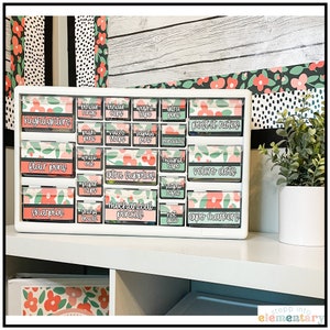 Modern School Style Teacher Toolbox Labels | Trendy + Modern Classroom ...