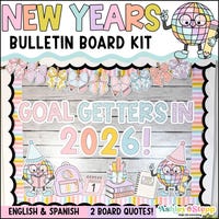 New Year 2026 Disco Ball Goal Setting Writing Kids Craft Activity ...