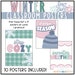 Winter Classroom Decor Posters Digital Posters Winter Theme Easy Winter ...
