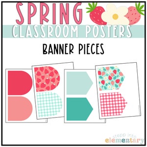 Spring Classroom Posters Set | Spring Inspirational Posters | April ...