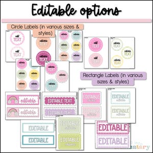 Wildflower Dreams Classroom Labels Set | Teacher Organization | Trendy ...