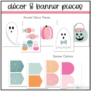 Halloween Bulletin Board Kit | October Edition | Halloween Decor ...
