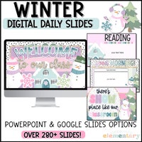 Christmas Daily Google Slides and Powerpoint Templates With Timers ...