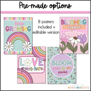 Spring Classroom Posters Set | Spring Inspirational Posters ...