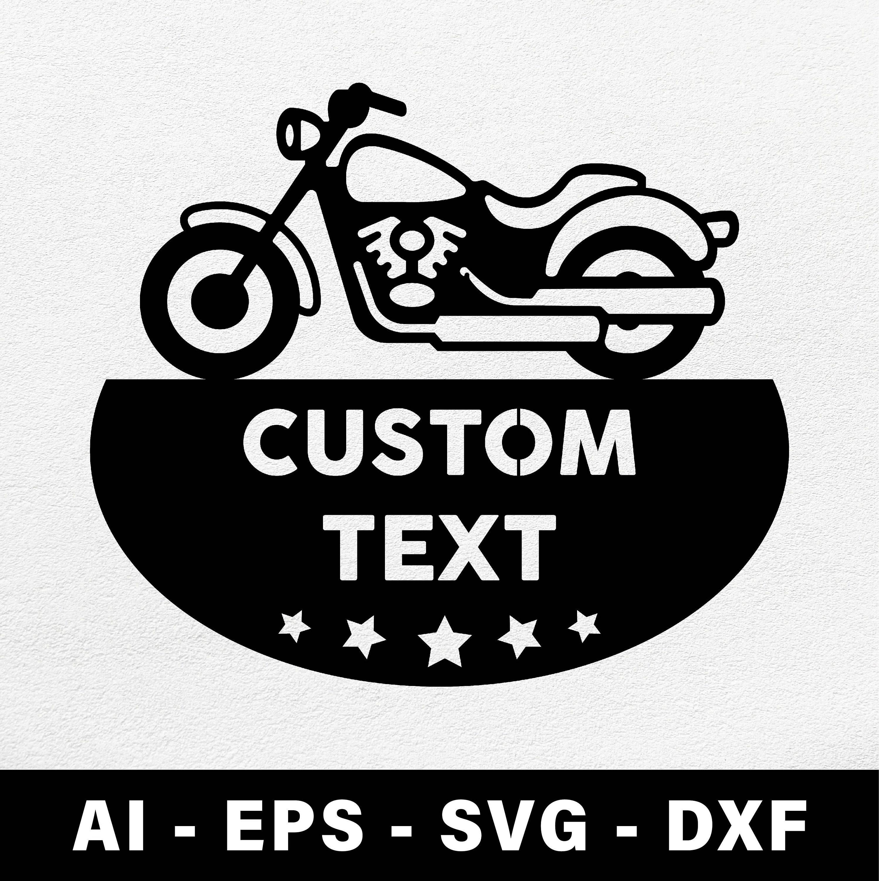 Motorcycle Svg Files of Motorcycle Dxf Files for Metal Wall Art ...