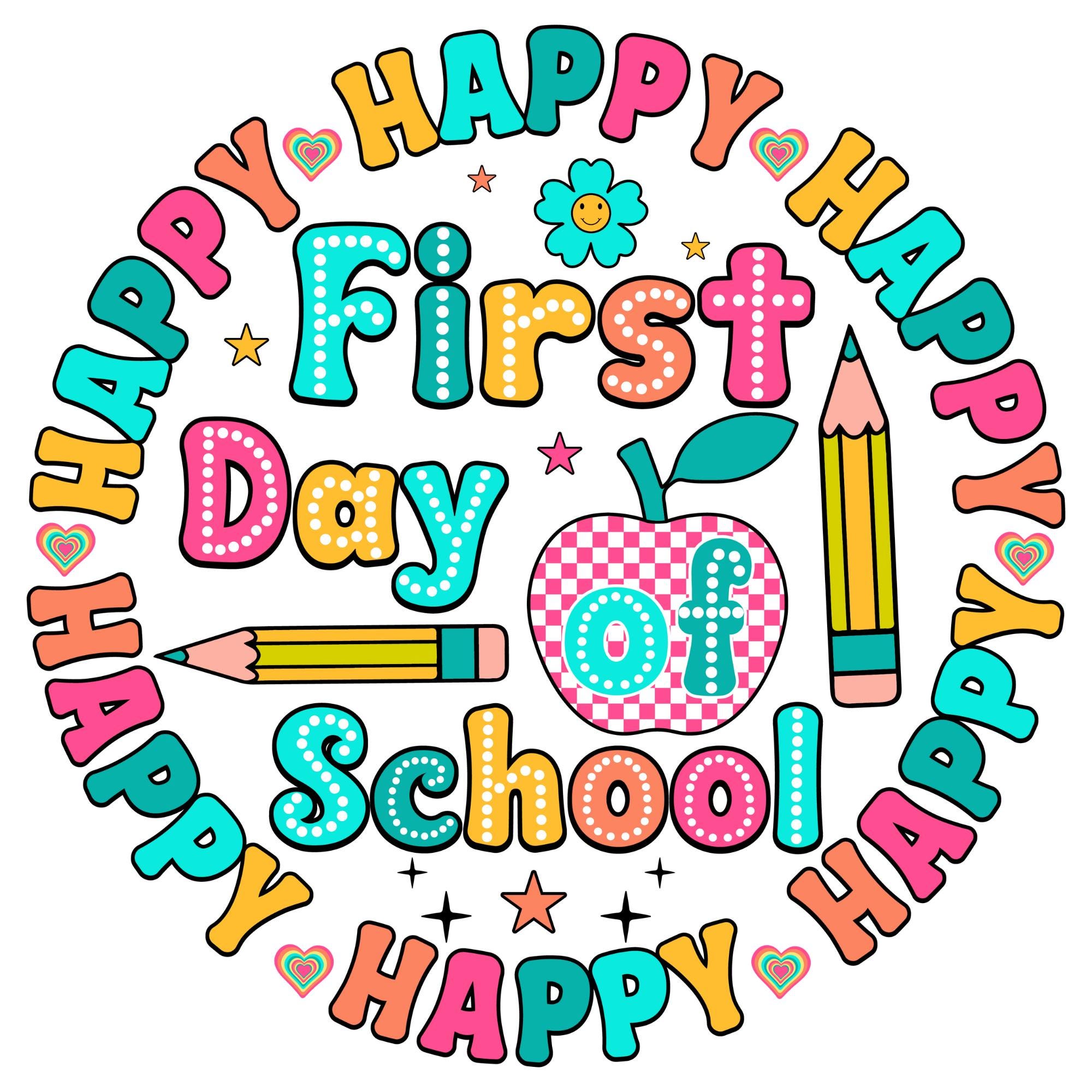 Printable Back to School Signs First Day of School Digital Download ...