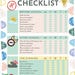 Printable Kids School Day Checklist - Daily Routine Chore Chart for ...