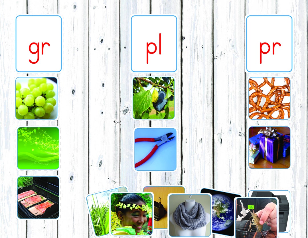 Montessori Initial Blend Matching - Etsy