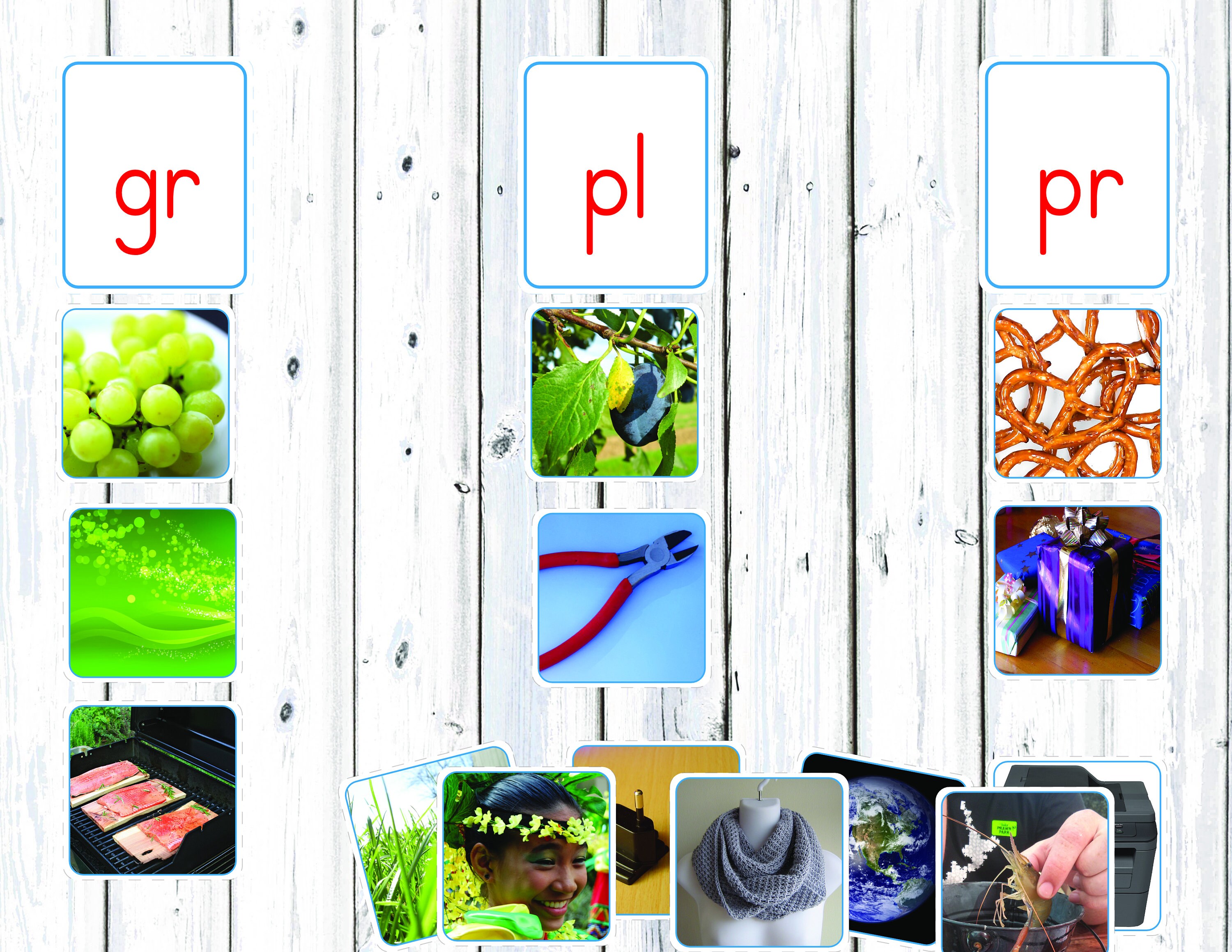 Montessori Initial Blend Matching - Etsy