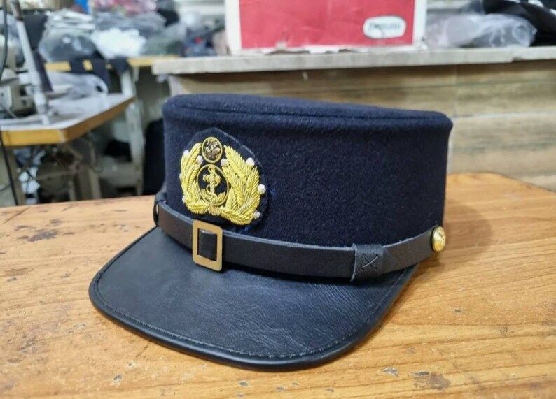 WW1 Japanese Navy Officer Peaked Cap - Etsy